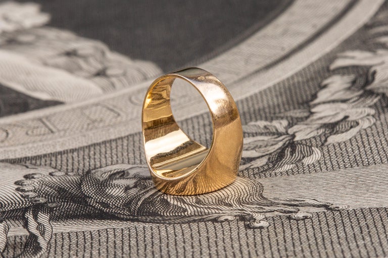 Antique Early 19th Century Signet Ring Set with Ancient Roman 1st-3rd ...