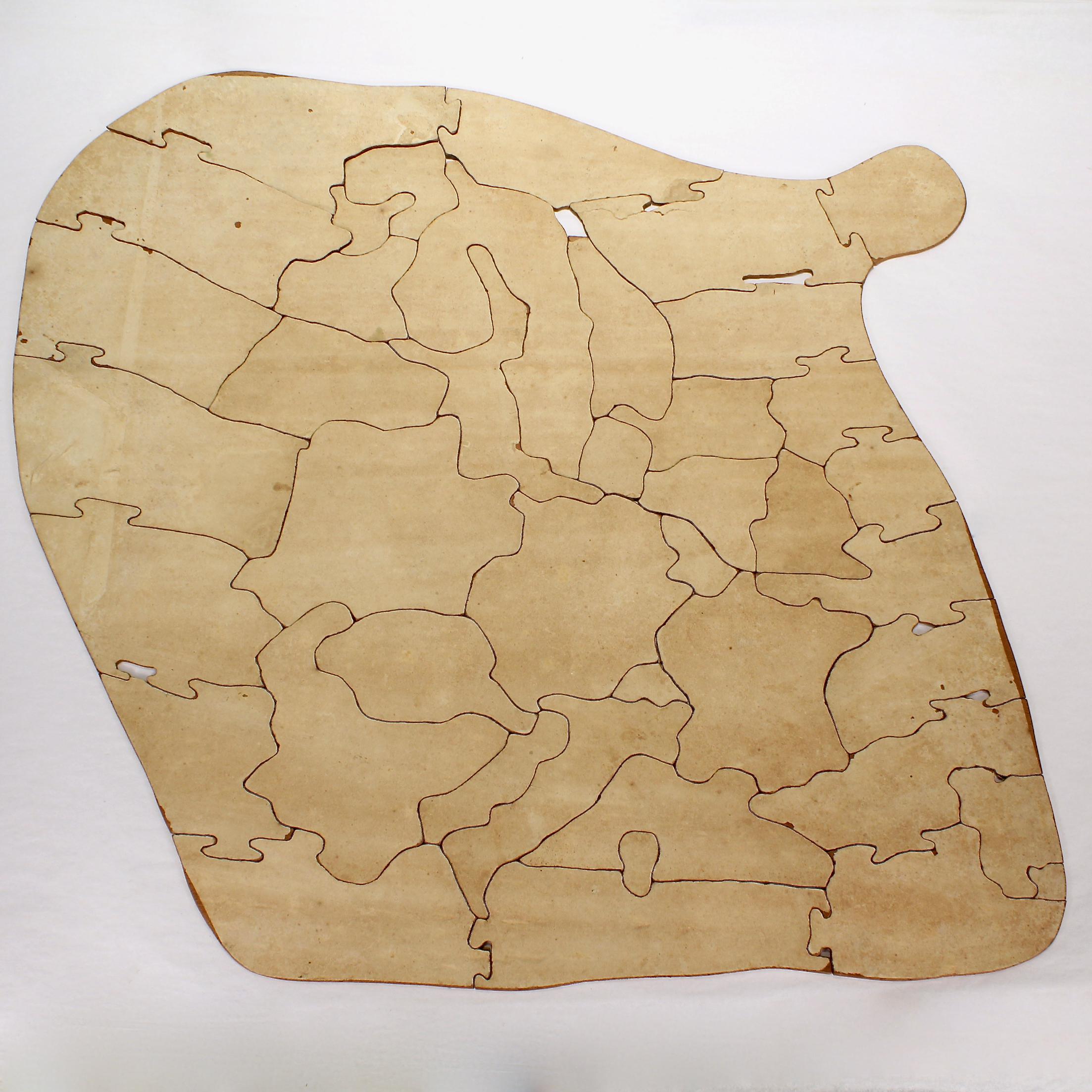 Antique Early 19th Century Wallis's New Dissected Map of Europe Jigsaw ...