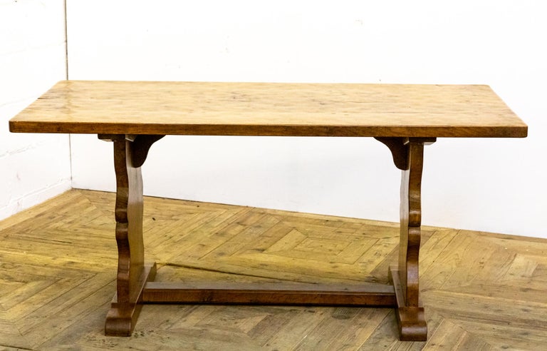 Antique Early 20th Century English Arts and Crafts Yorkshire Oak Dining ...