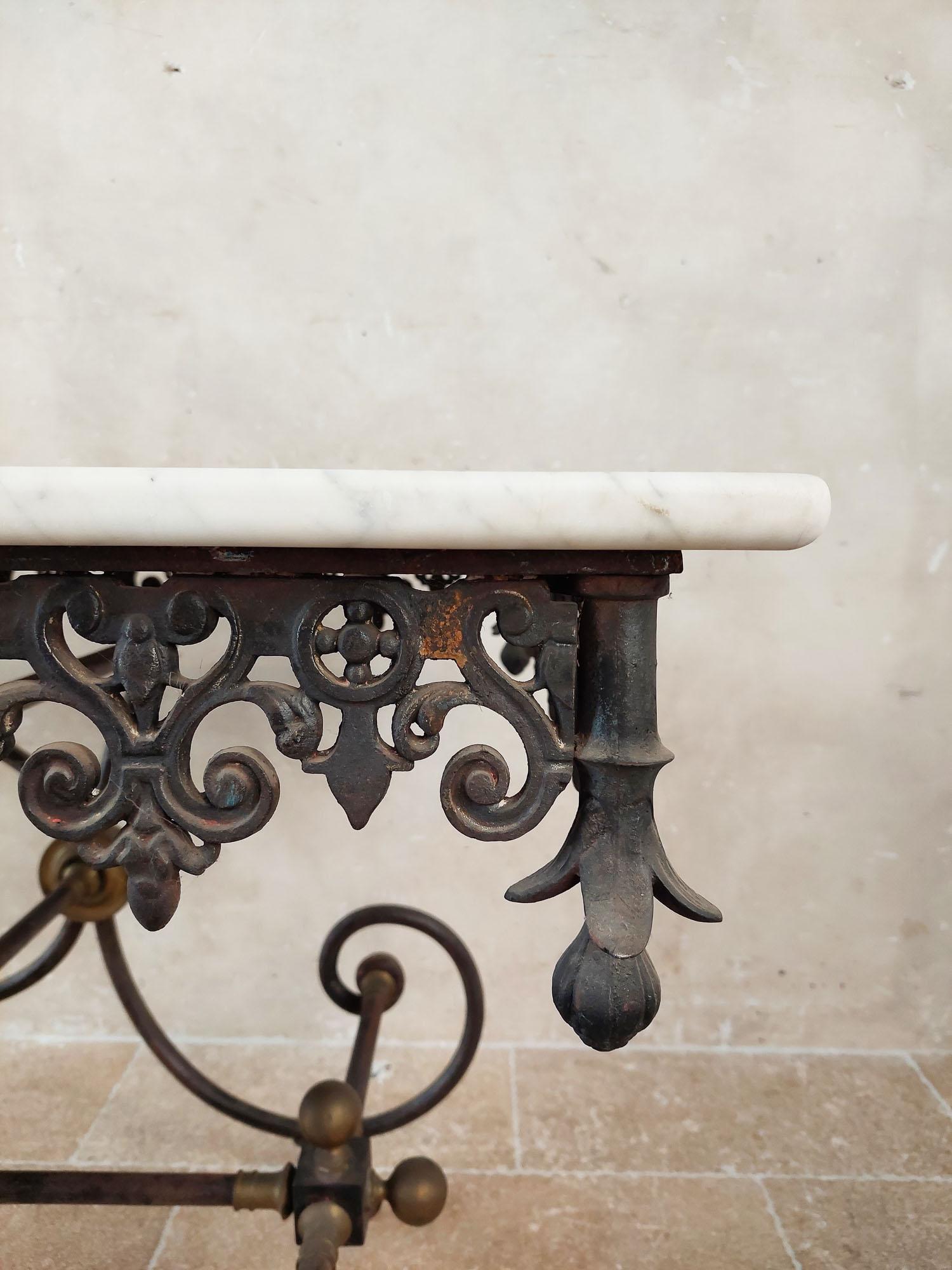 Antique early 20th century luxury butcher's table For Sale at 1stDibs