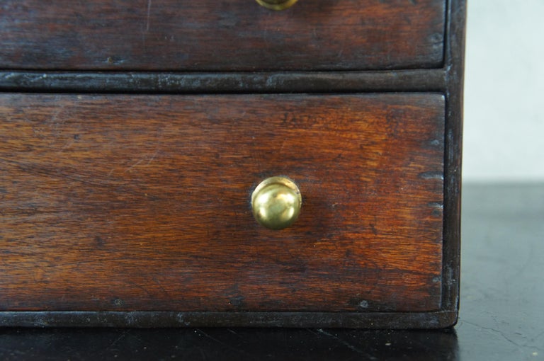 Antique Early American Miniature Salesman Sample Dresser Chest of ...
