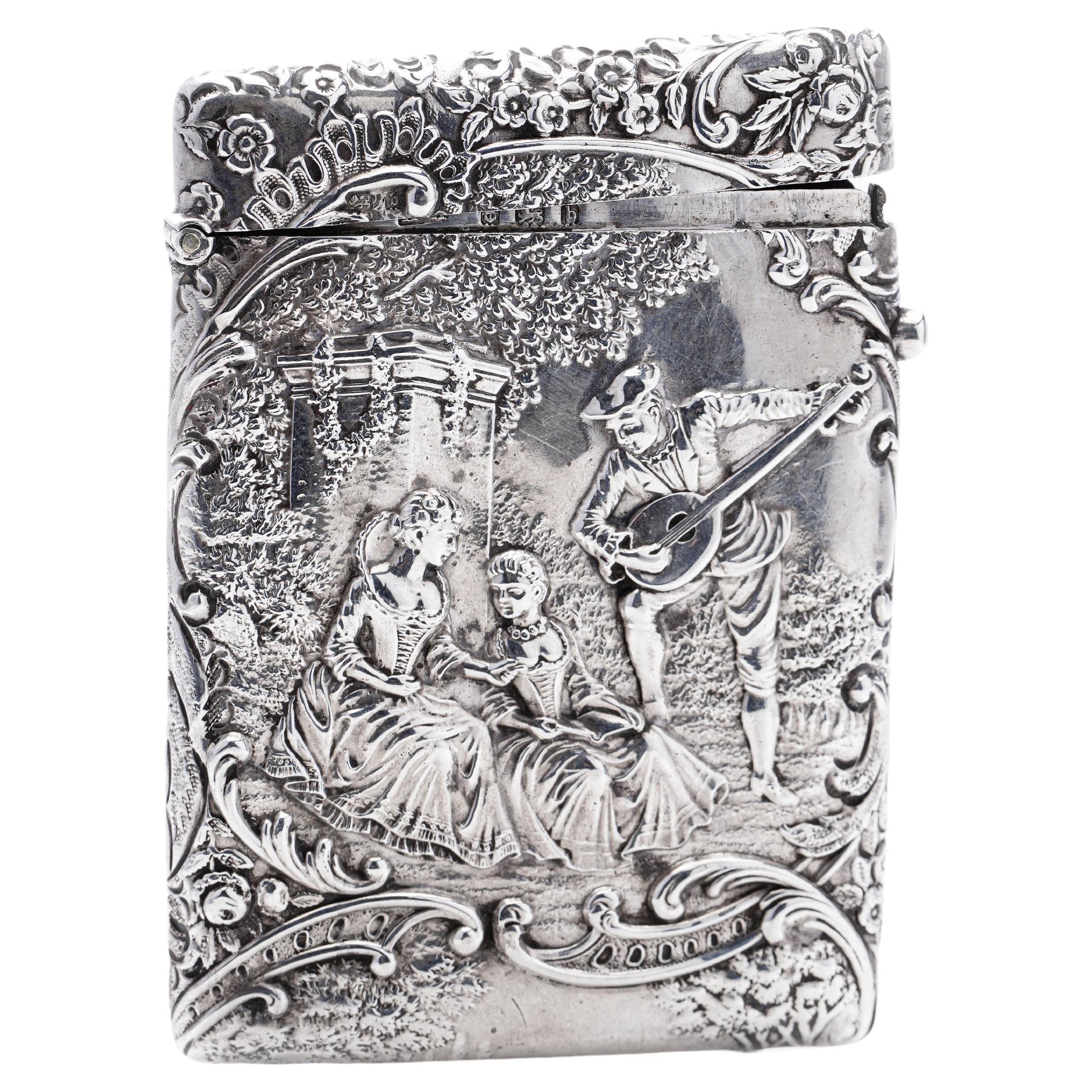 Antique card case at 1stDibs