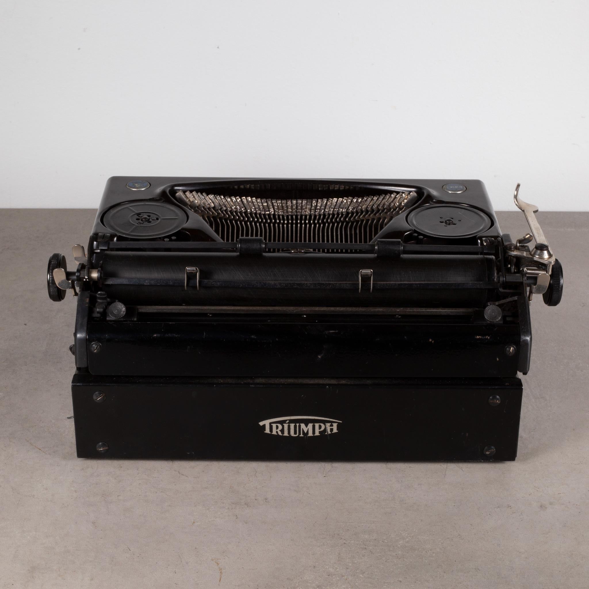 Antique East German Triumph Werke A.G. Nurnberg Typewriter, c.1925 at ...