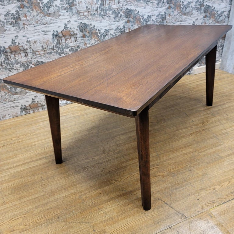 Antique East Indian British Colonial Teak 6 Seat Dining Table For Sale ...