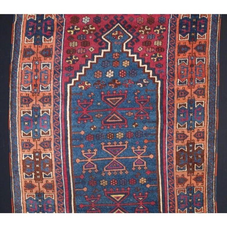 Antique Eastern Anatolian Kurdish Yuruk Prayer Rug, 2nd Half of the ...