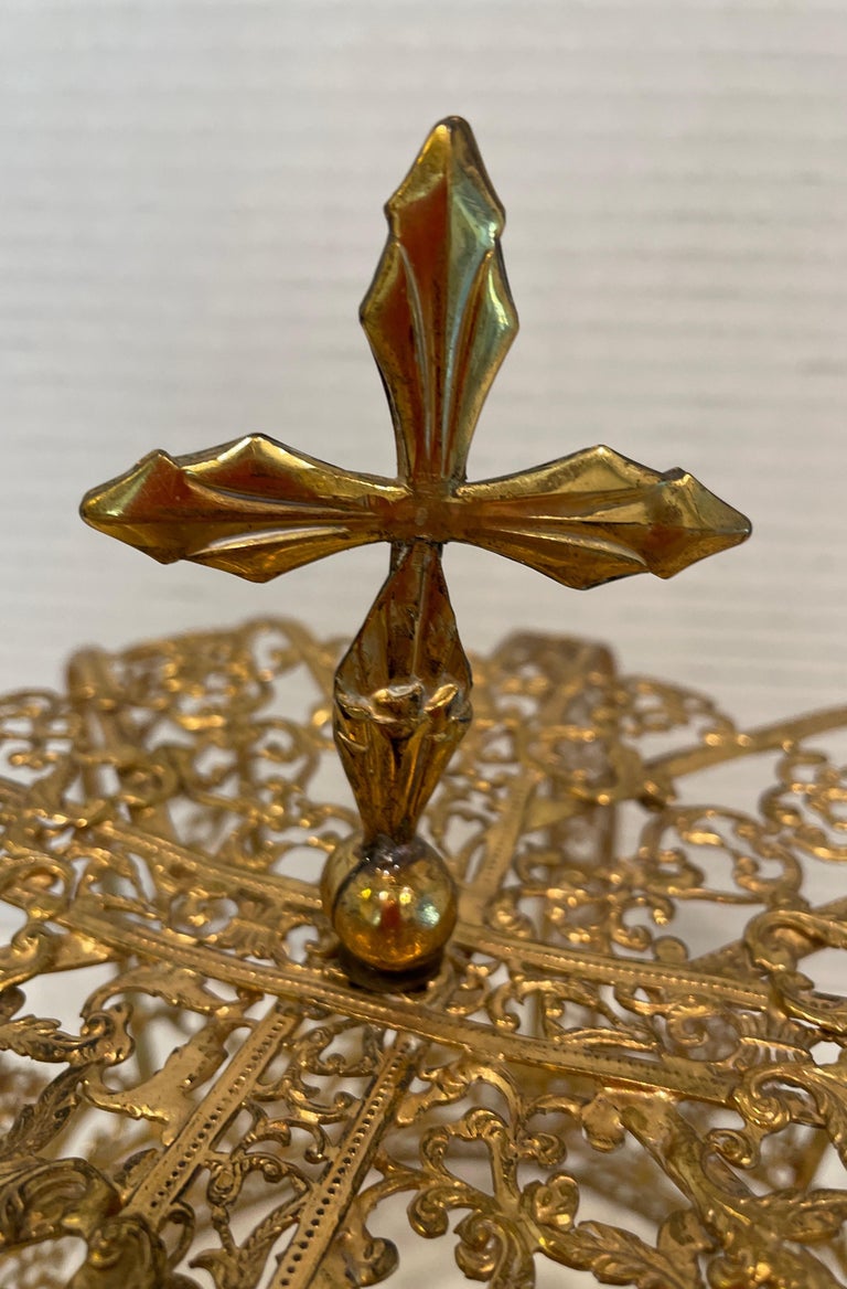 Antique Ecclesiastical Santos Crown For Sale at 1stDibs