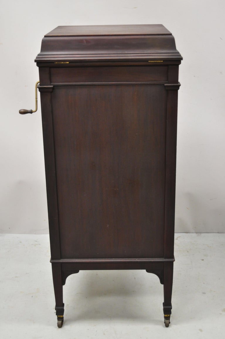 Antique Edison Disc Phonograph Model C 200 Victrola Record Player ...