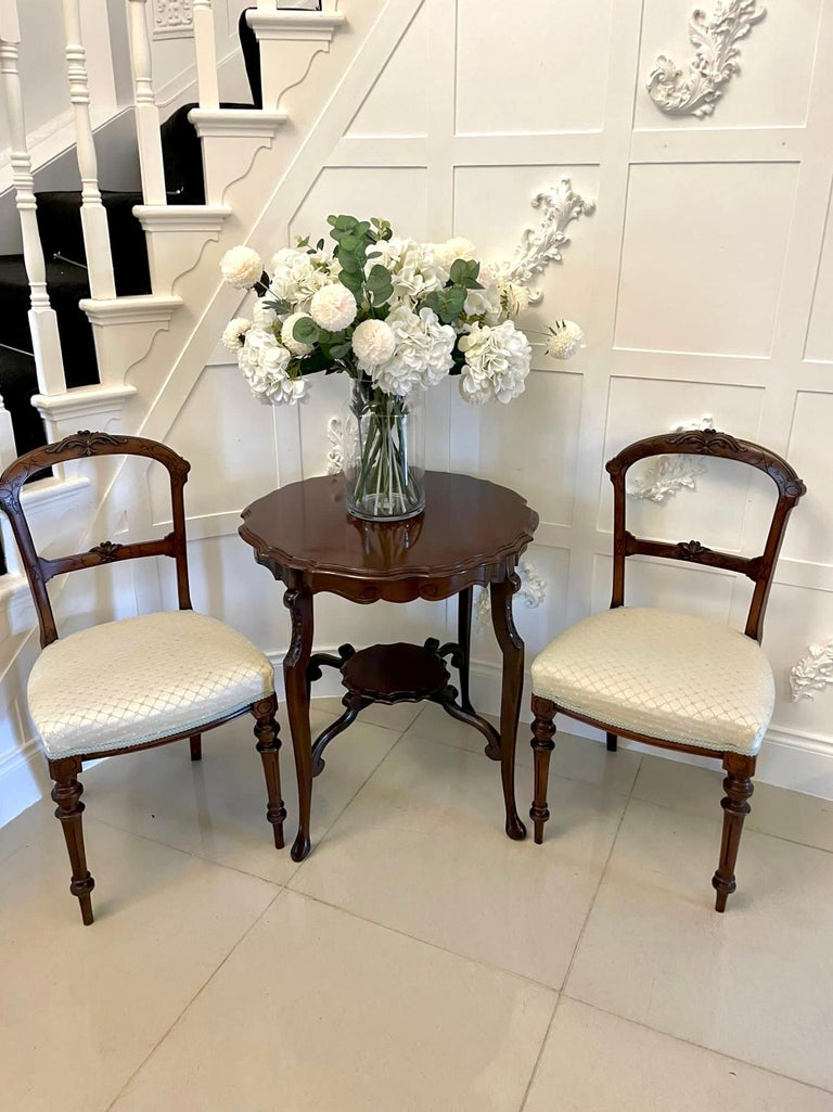 Antique Edwardian Antique Mahogany Centre/Lamp Table For Sale at 1stDibs