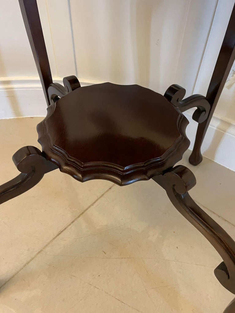 Antique Edwardian Antique Mahogany Centre/Lamp Table For Sale at 1stDibs