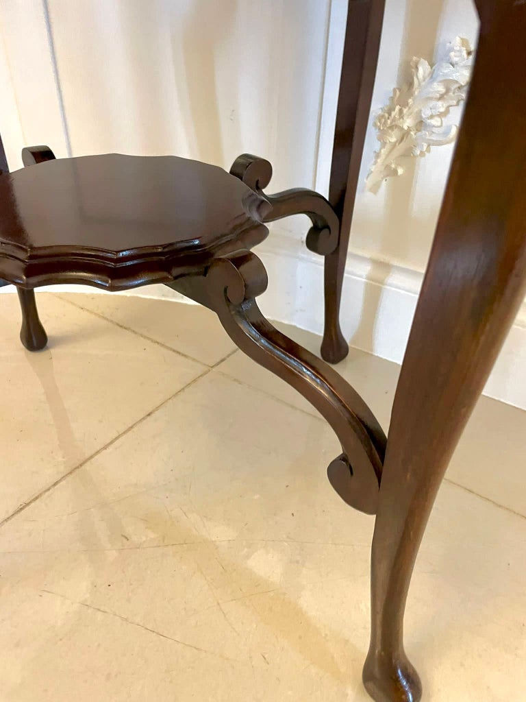 Antique Edwardian Antique Mahogany Centre/Lamp Table For Sale at 1stDibs