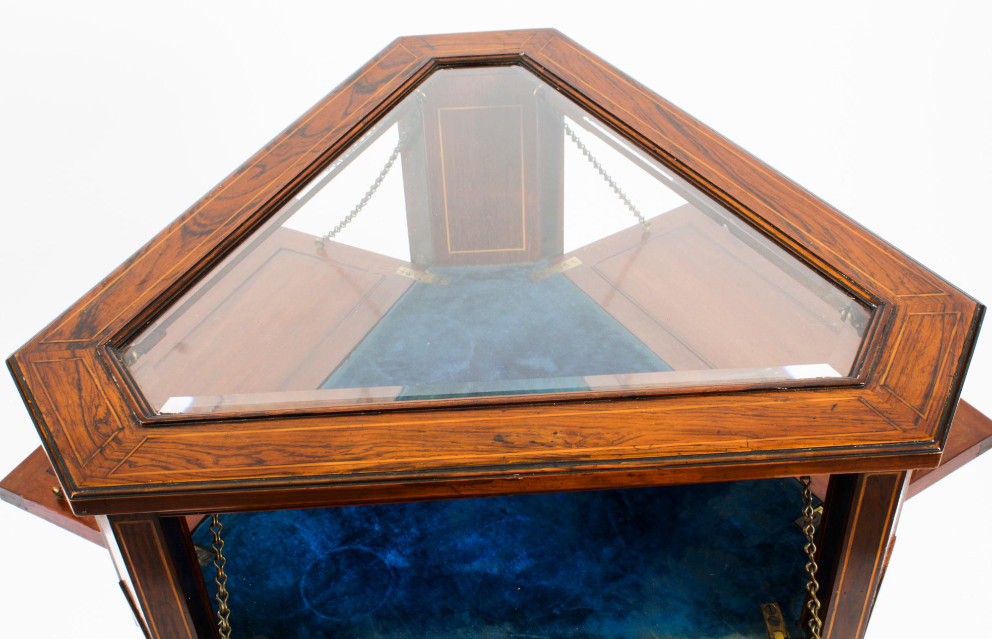 Antique Edwardian Bijouterie Display Table Cabinet 19th C at 1stDibs ...