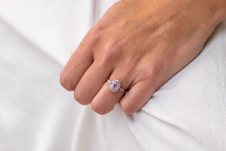 Antique Edwardian, German, 14 Carat Rose Gold, Pink Sapphire and ...