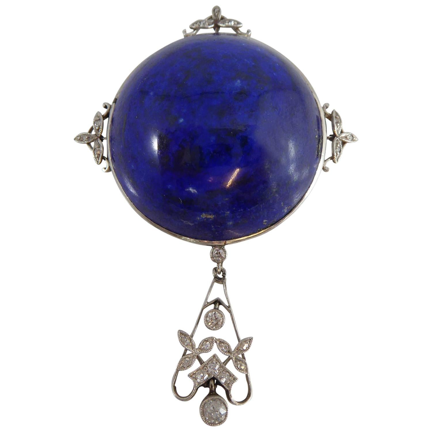 Bulgari Turquoise Lapis Lazuli Diamond Gold Ice Cream Cone Brooch 1986 ...