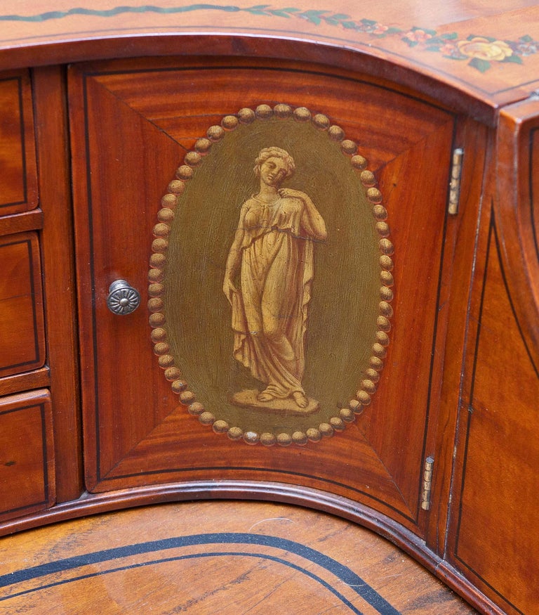 Antique Edwardian Painted Carlton House Writing Desk, 1900 For Sale at ...