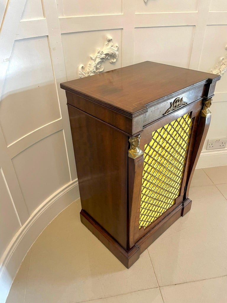 Antique Edwardian Quality Rosewood and Brass Mounted Cabinet For Sale ...