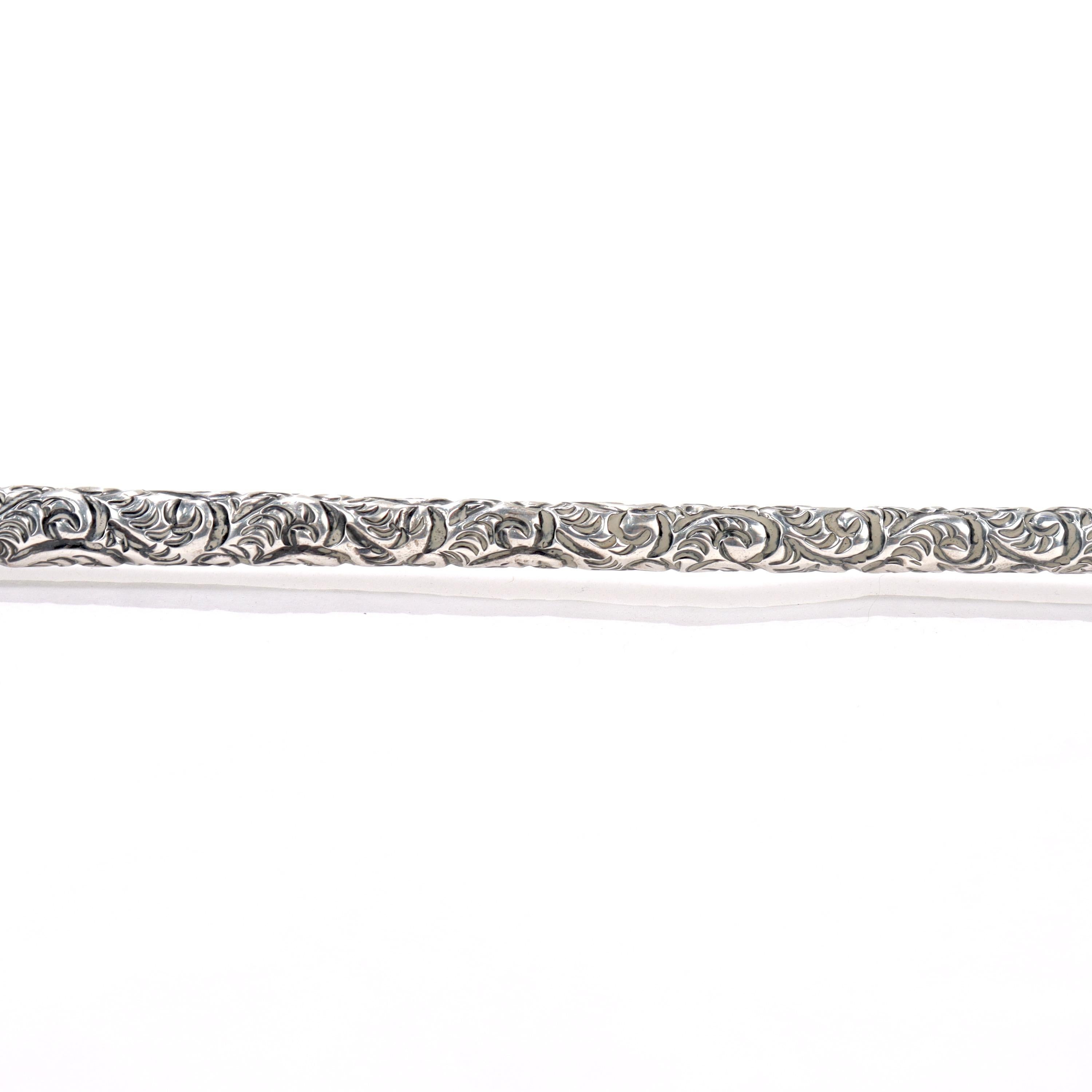 Antique Edwardian Repousse Sterling Silver Ear Trumpet or Horn at ...