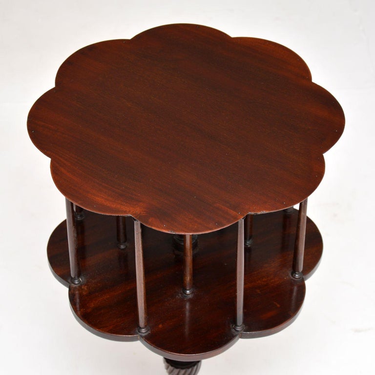 Antique Edwardian Revolving Bird Cage Side Table For Sale at 1stDibs