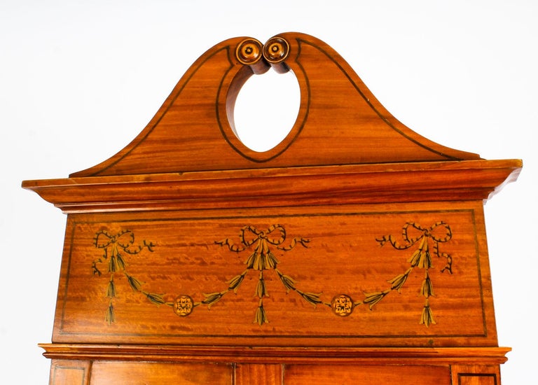 Antique Edwardian Satinwood Hand Paintes Artists Easel, 19th Century at ...