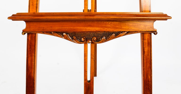 Antique Edwardian Satinwood Hand Paintes Artists Easel, 19th Century at ...