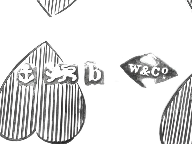 Antique Edwardian Sterling Silver and Wood Bridge Marker For Sale at ...