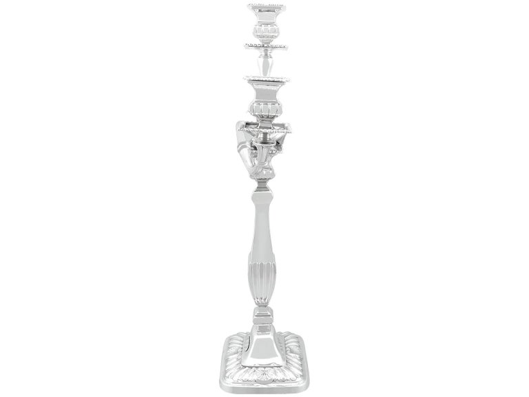 Antique Edwardian Sterling Silver Candelabra at 1stDibs