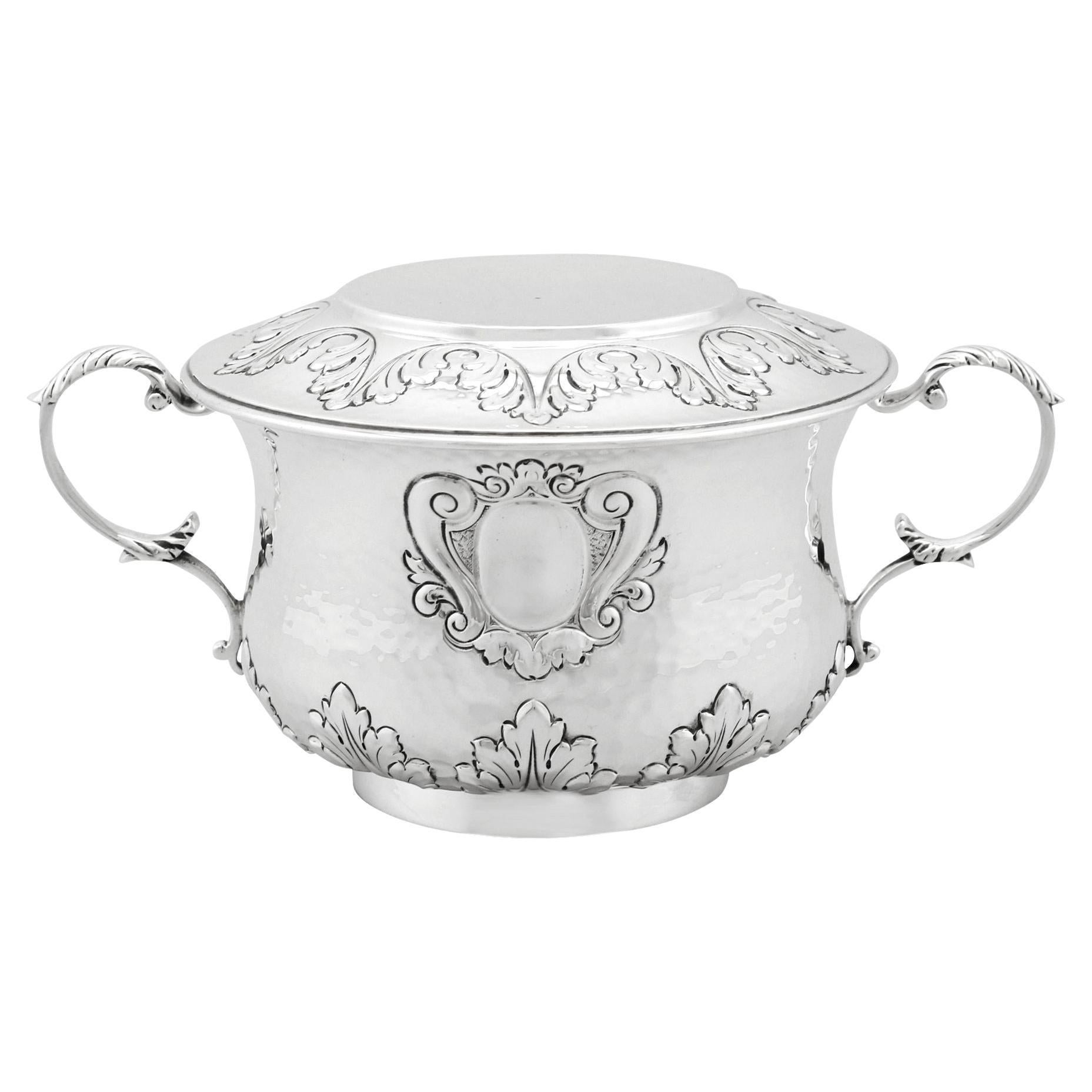 Antique Tiffany Sterling Silver Porringer For Sale at 1stDibs