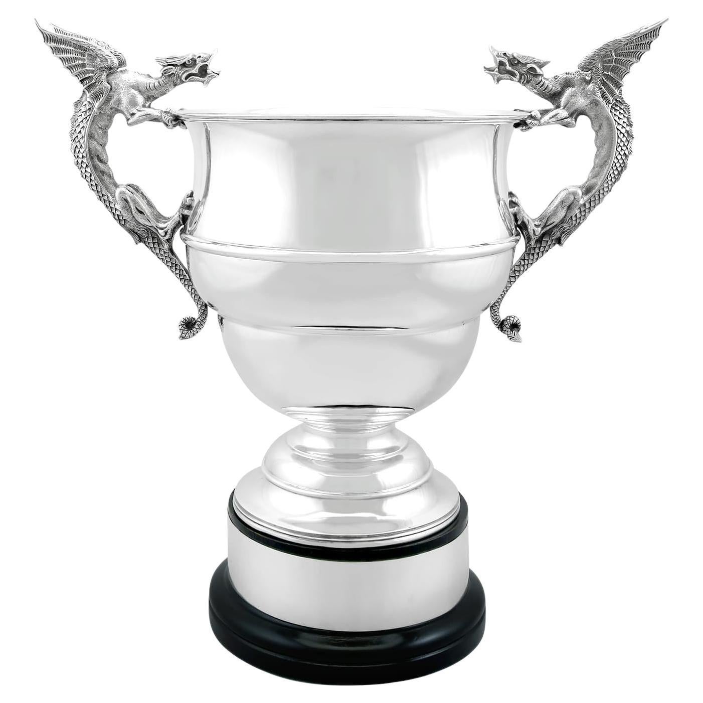 Antique Edwardian Sterling Silver Presentation Cup and Plinth (1906 ...