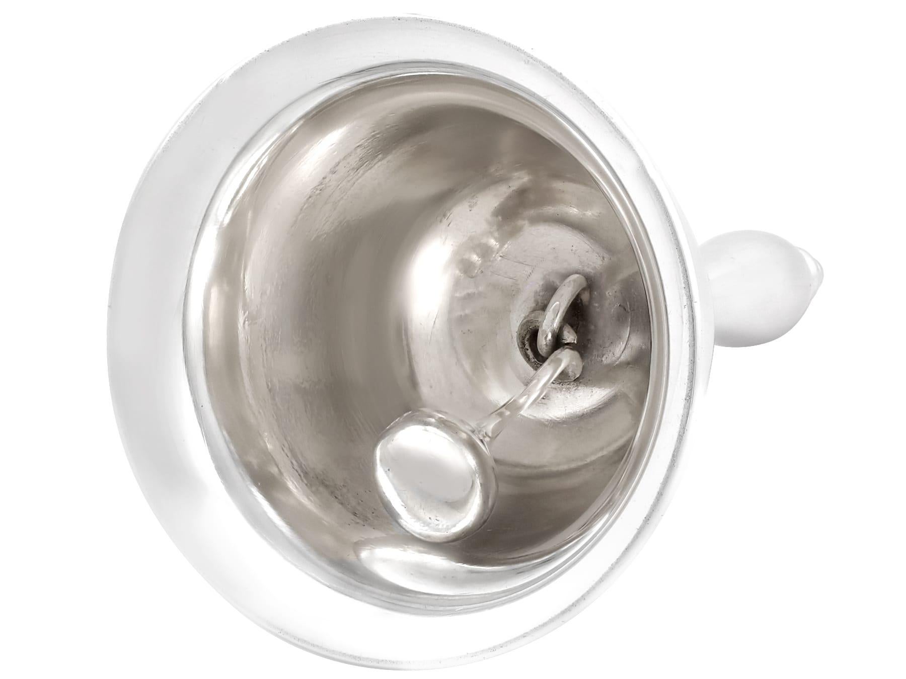 Antique Edwardian Sterling Silver Table Bell at 1stDibs