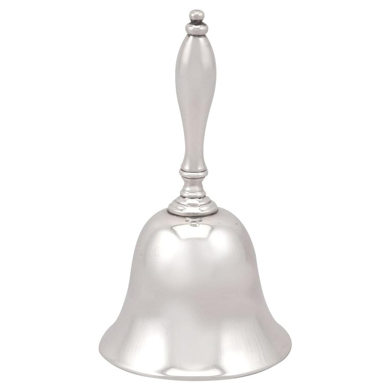 Antique Edwardian Sterling Silver Table Bell by Holland, Aldwinkle and ...