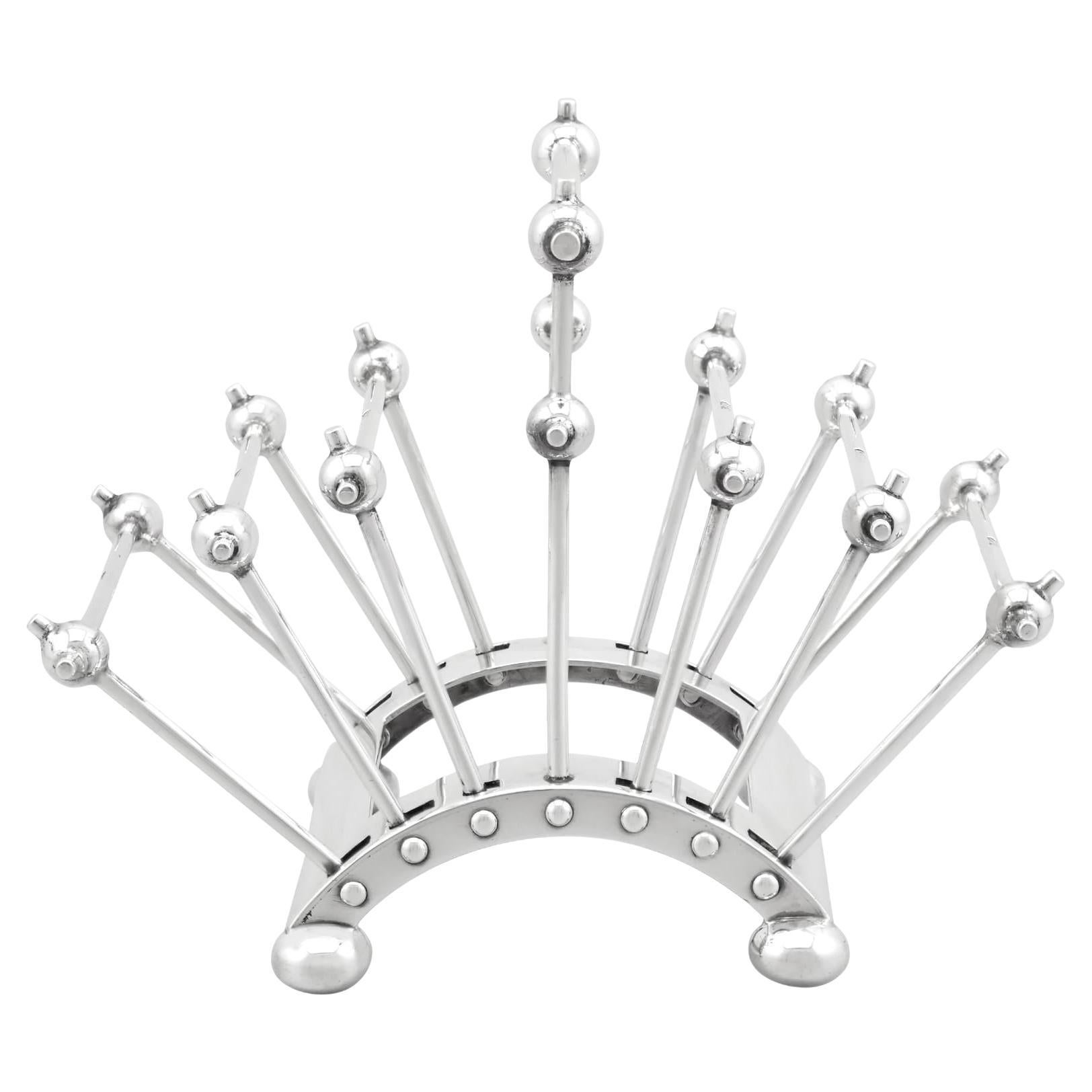 Tiffany and Co Silver Toast Rack, J.C. Moore and Son, circa 1850s at ...