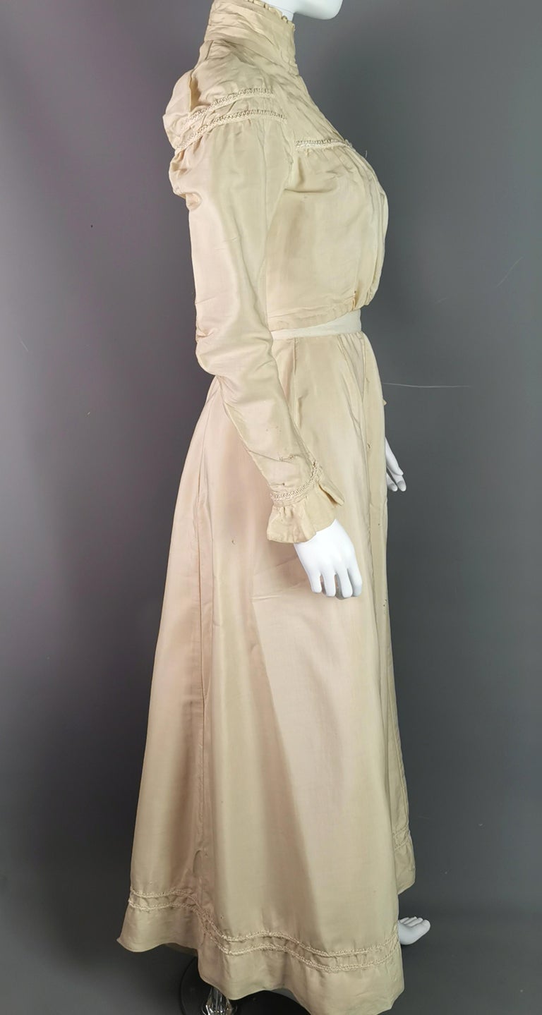 Antique Edwardian two piece walking dress, Pouter pigeon chest For Sale ...