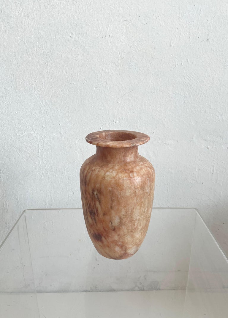 Antique Egyptian Alabaster Jar at 1stDibs