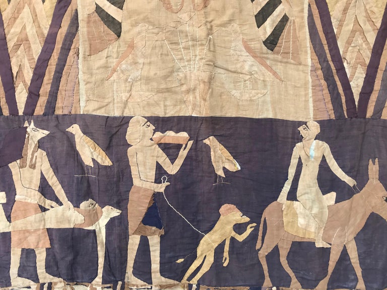 Antique Egyptian Patchwork Tapestry at 1stDibs | egyptian tapestry ...