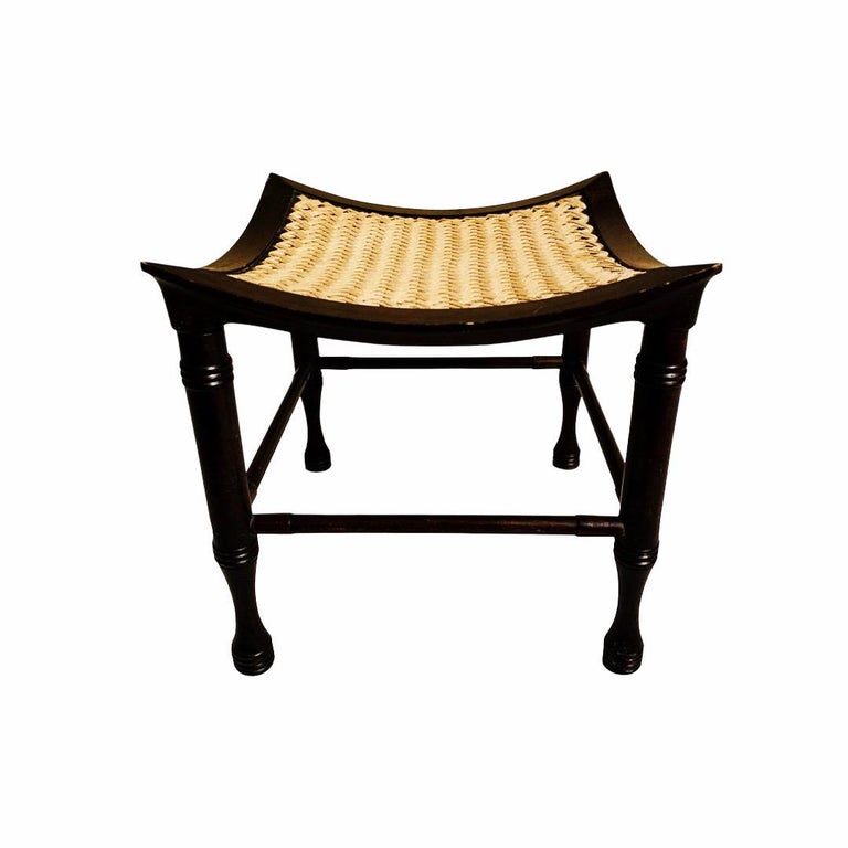 Antique Egyptian Revival Thebes Stool by Liberty and Co., ca. 1890 For ...
