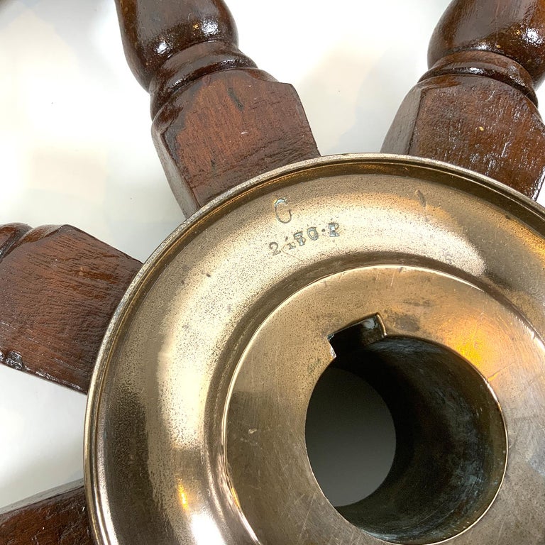 Antique Eight Spoke Ships Wheel For Sale at 1stDibs