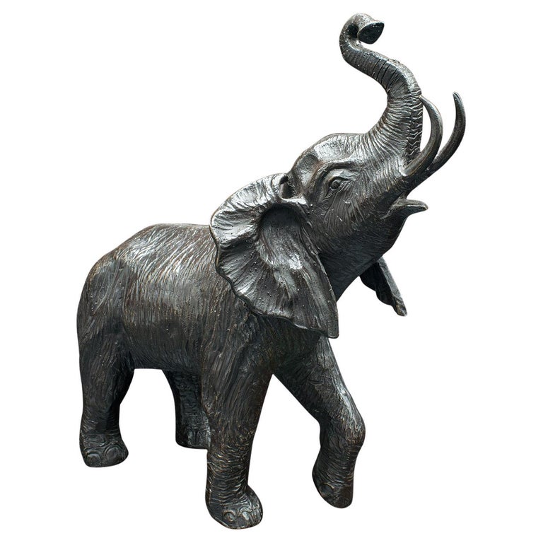 Antique Elephant Statue, English, Bronze, Wildlife Figure, Victorian ...