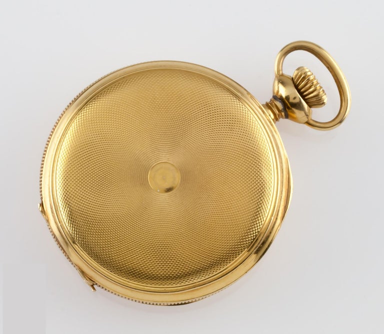 Antique Elgin 18k Yellow Gold Mini Hunter Pocket Watch, Size 0S For ...