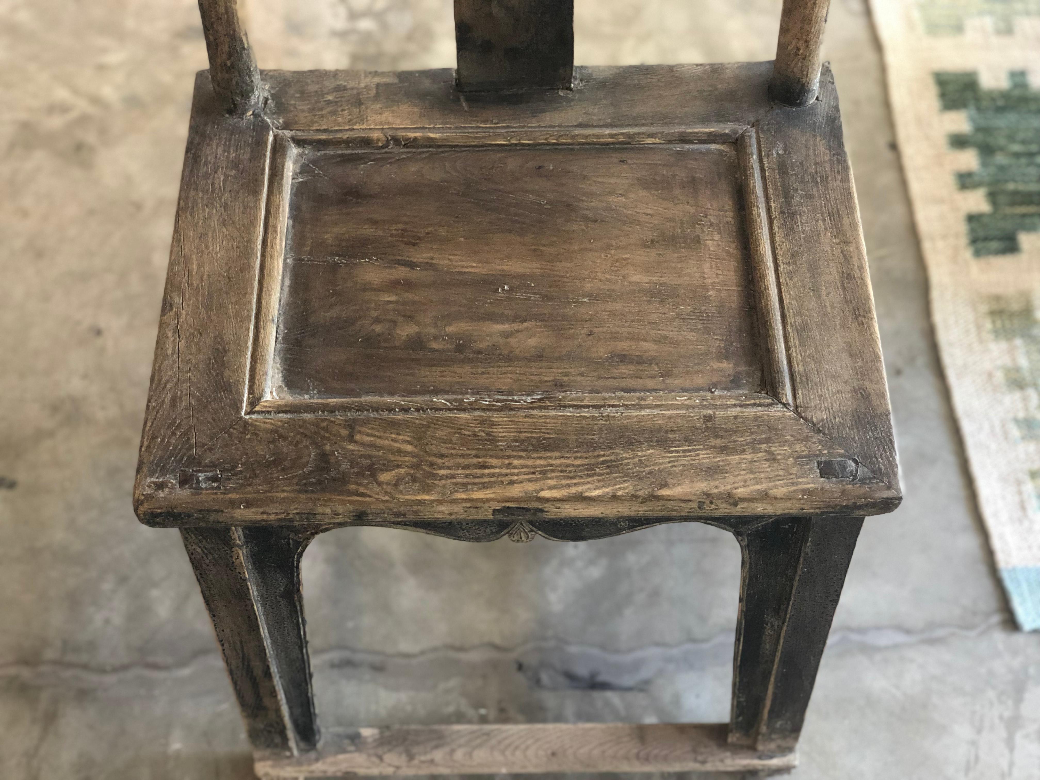 Antique Elm Chair For Sale at 1stDibs