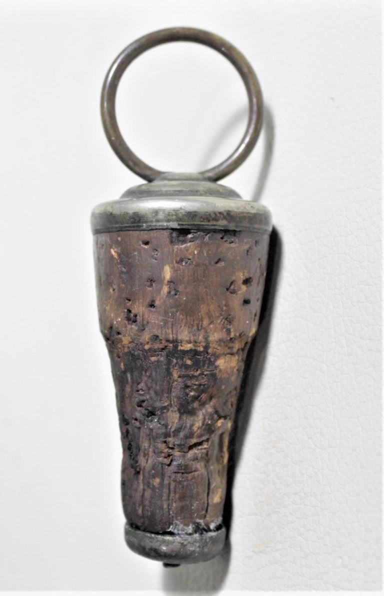 Antique Emerald Green English Bottle Decanter with Cork Stopper For ...