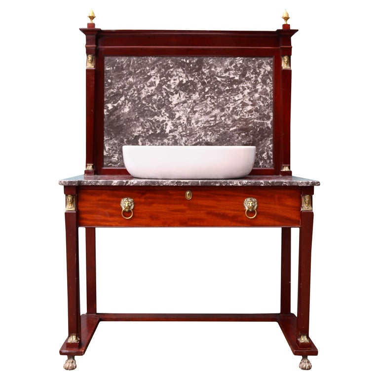 Antique Empire Style Wash Stand at 1stDibs