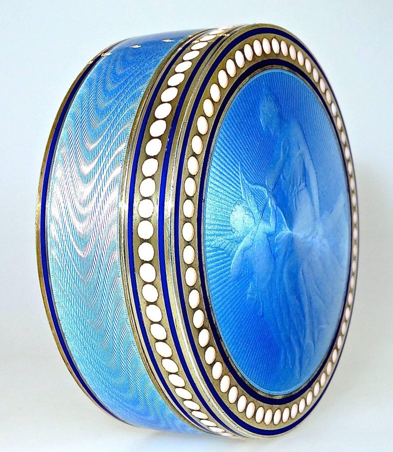 Antique Enamel Silver Box, circa 1890 For Sale at 1stDibs | antique ...