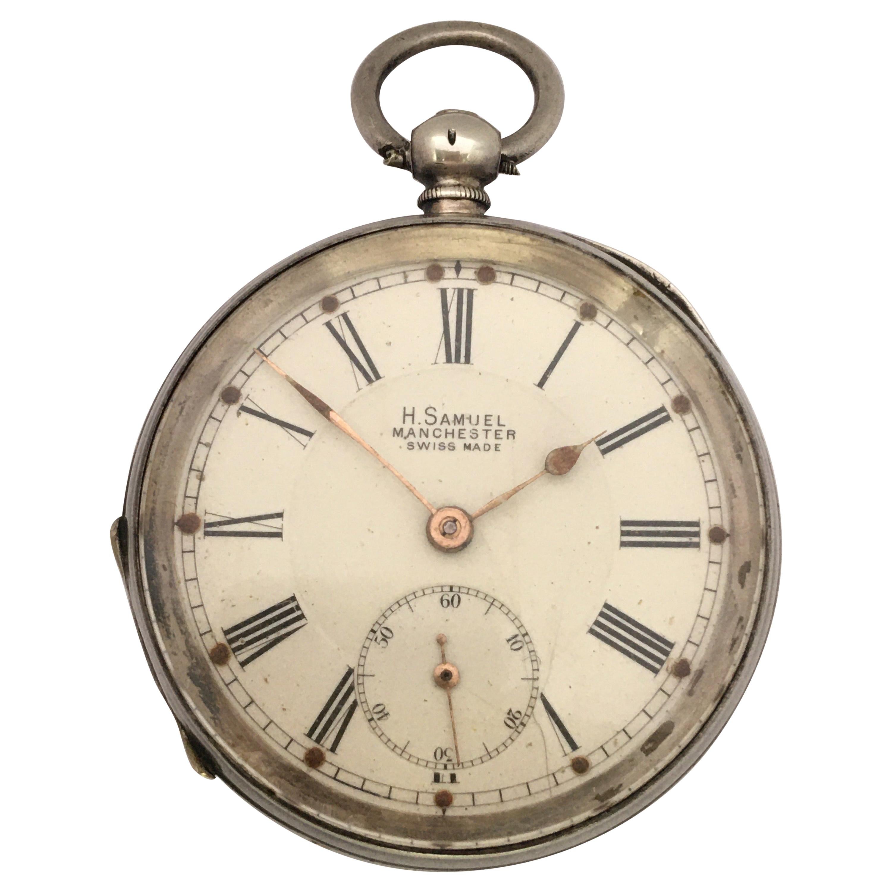 Chinese Duplex Silver Case Pendulum Pocket Watch Peacock Motif, circa ...