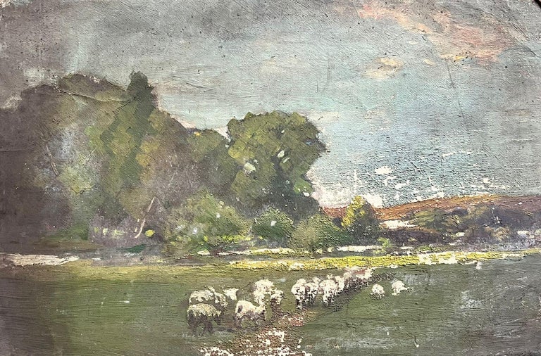 Antique English - Antique huile anglaise victorienne d'un paysage de ...