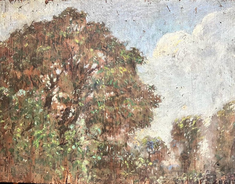 Antique English - Antique Victorian English Trees In The Clouds ...