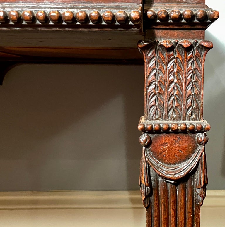 Antique English Adams Style Carved Mahogany Sideboard, Circa 1880 For ...