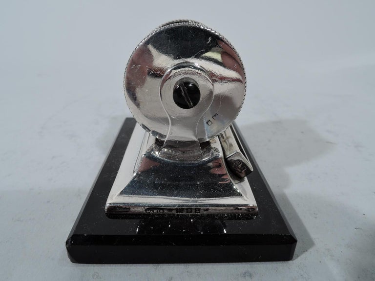 Antique English Art Deco Sterling Silver Desk Calendar at 1stDibs