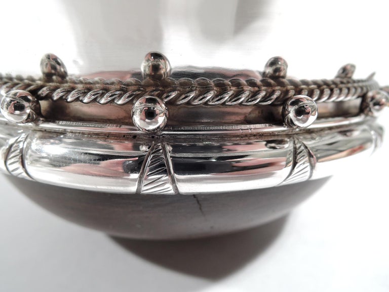 Antique English Arts and Crafts Sterling Silver Mazer Bowl For Sale at ...