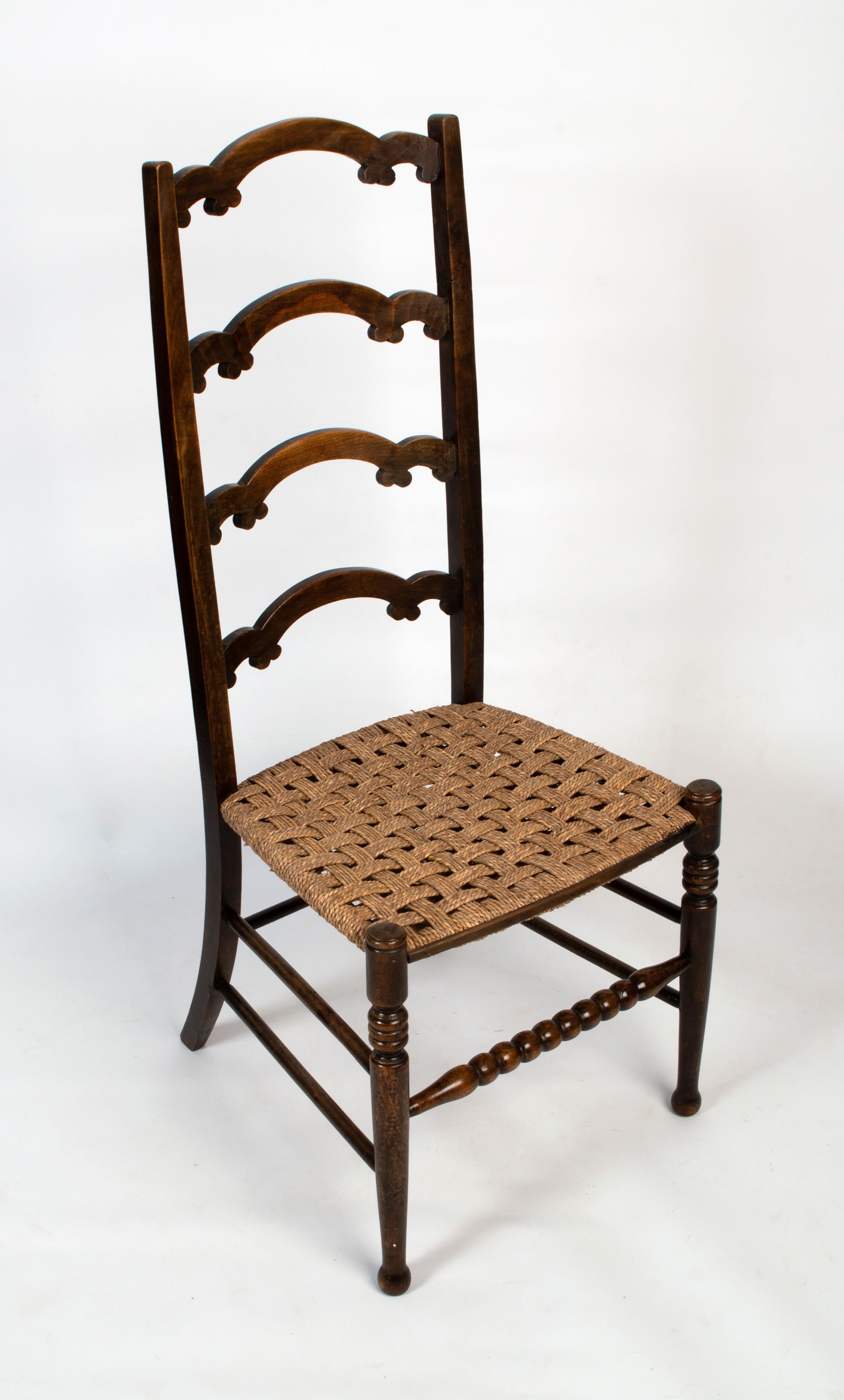 Antique English Arts and Crafts William Birch Liberty and Co. Ladder ...