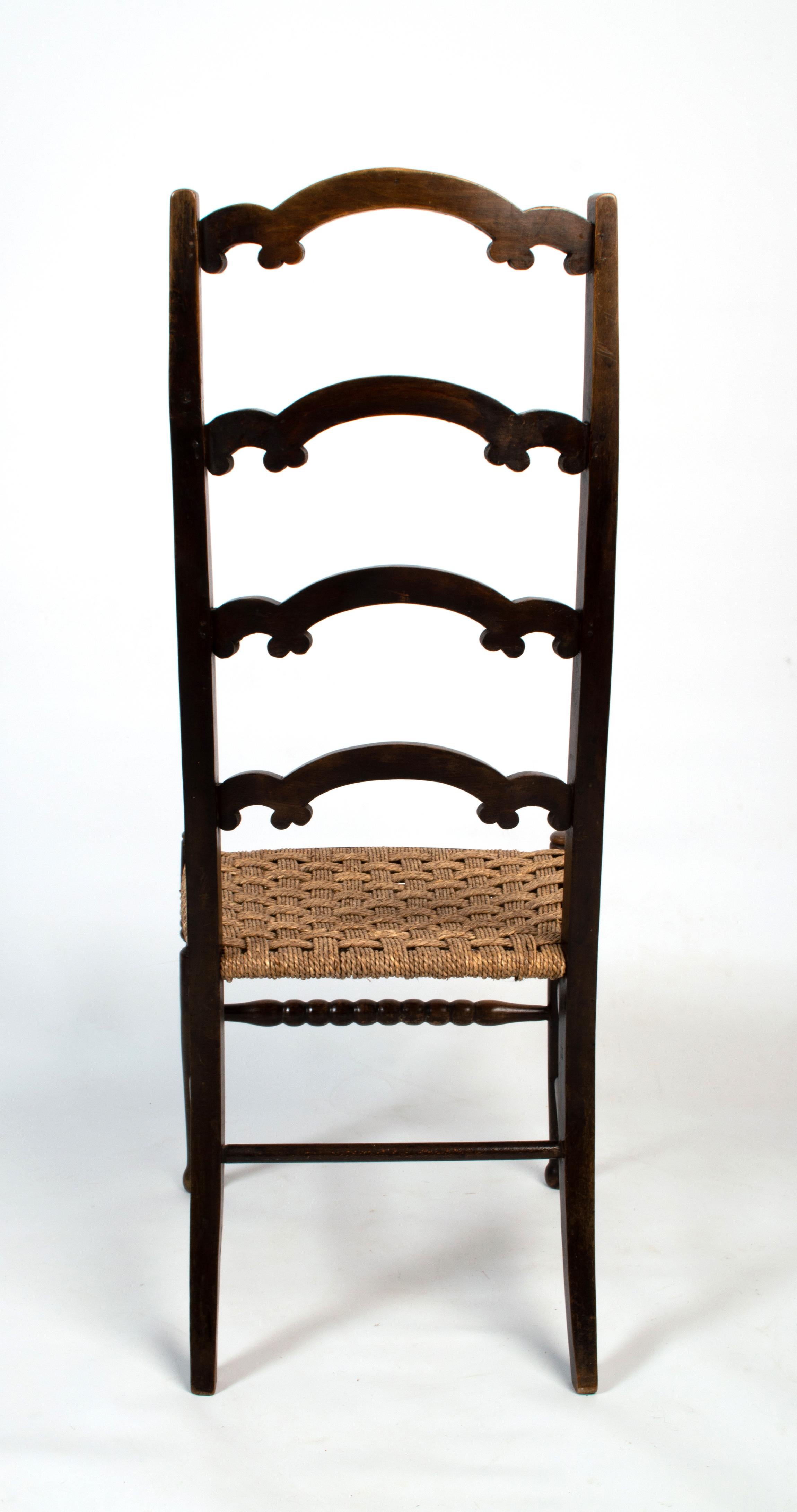 Antique English Arts and Crafts William Birch Liberty and Co. Ladder ...