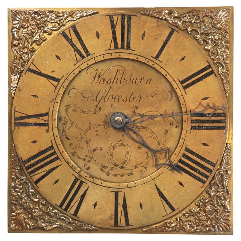 Antique Grandfather Clock Face